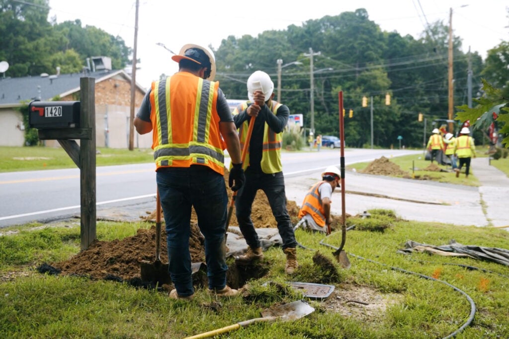 New Fiber Internet Construction | Lumos