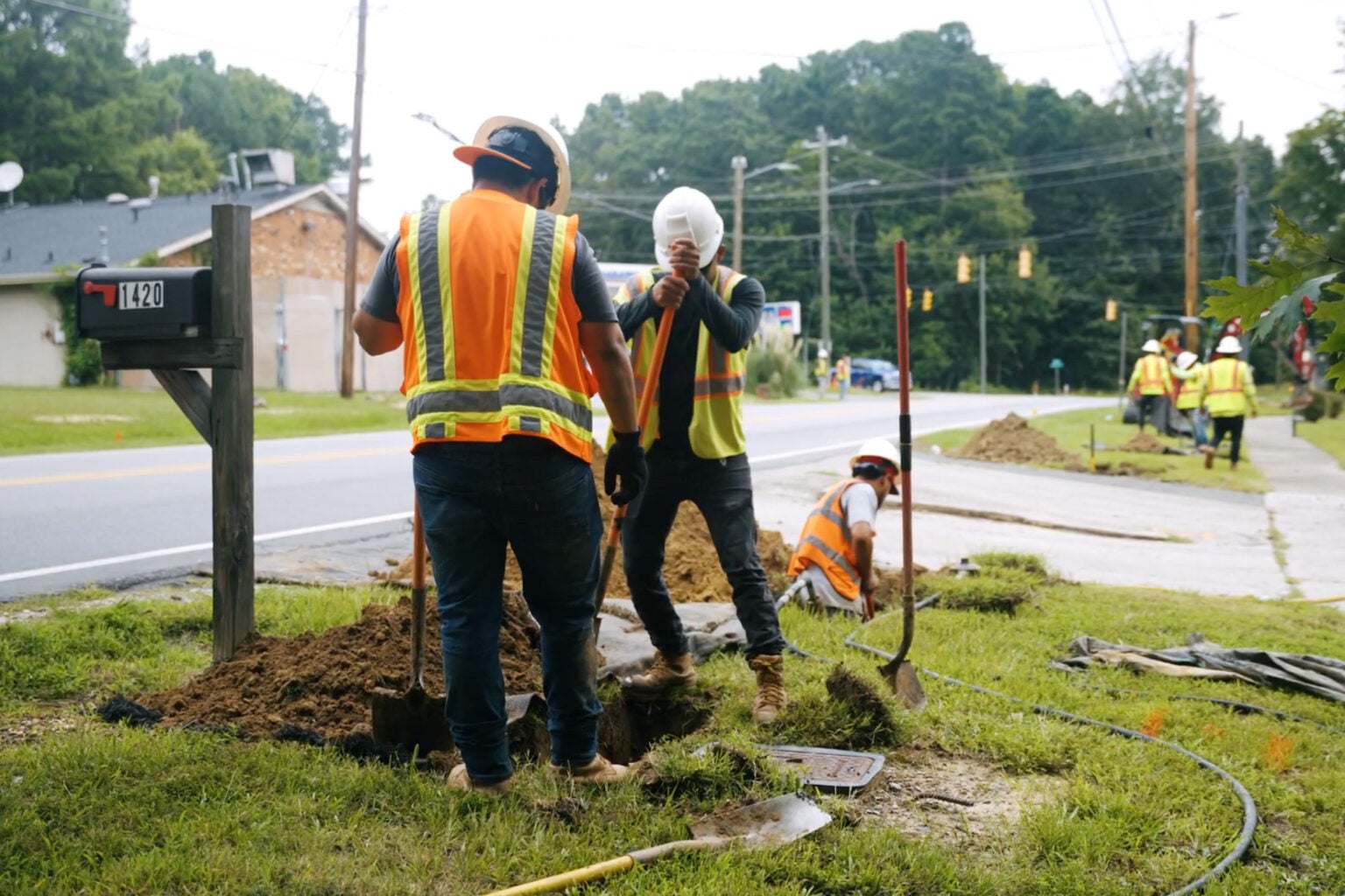 New Fiber Internet Construction | Lumos